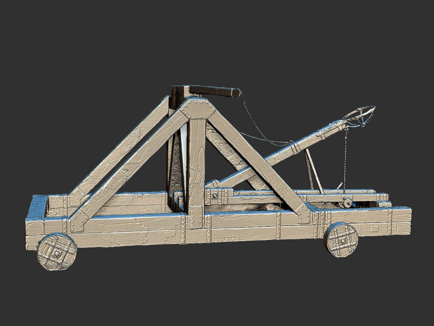 A Real Roman Catapult 3D Model - TurboSquid 1872657