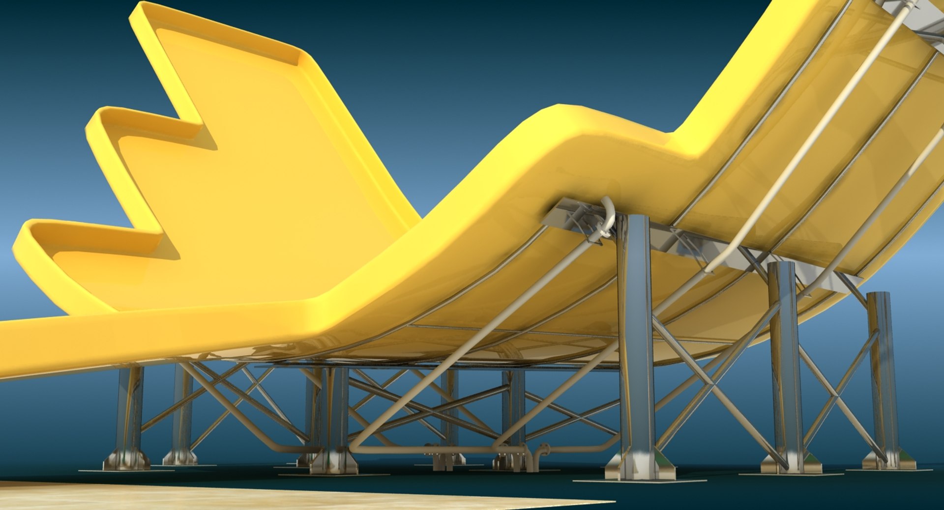 3d 3ds Waterslide Slide