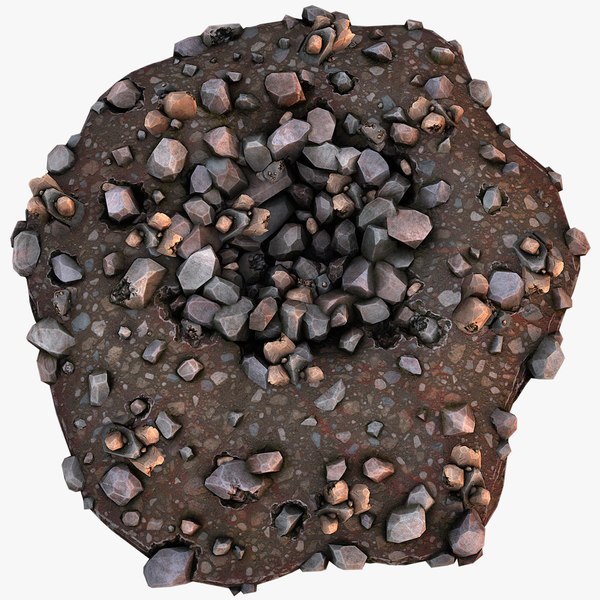 modelo 3d Yacimientos de mineral de cobre Entorno minero - TurboSquid ...