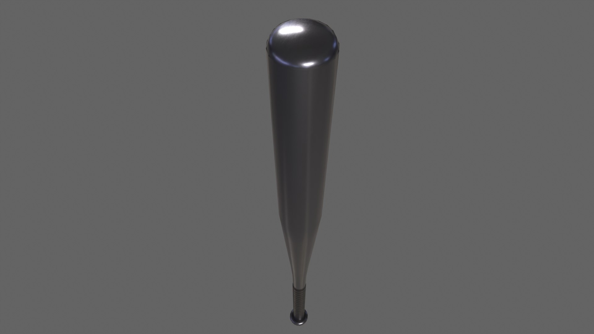 3D PBR Baseball Bat Steel Model - TurboSquid 1721194