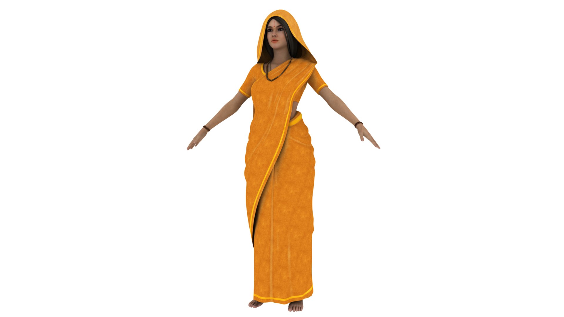 3D Model Sita Ram T Pose - TurboSquid 2294791