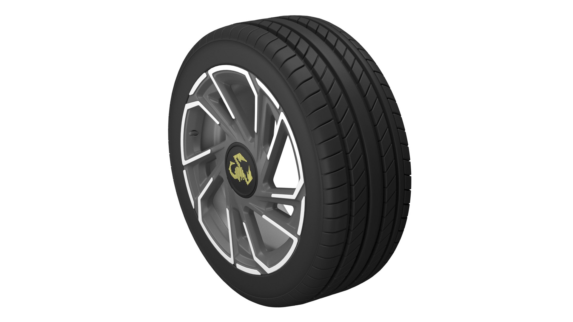 Fiat Abarth 500e Rim 3D - TurboSquid 2101090
