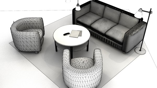 3D Living room furniture - TurboSquid 1876172