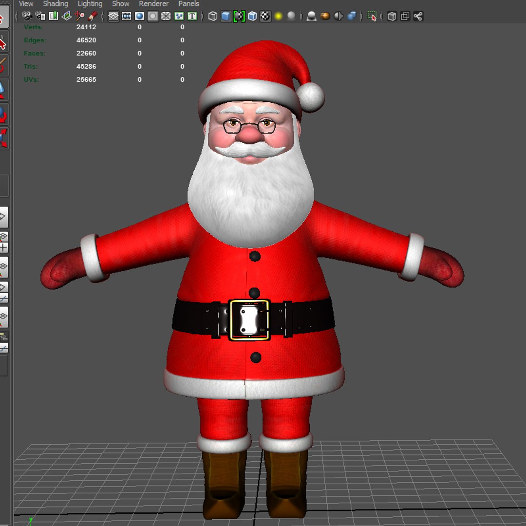 3d Model Santa Claus