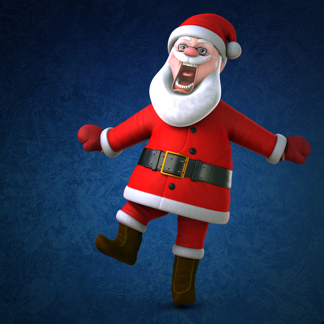 3d model santa claus