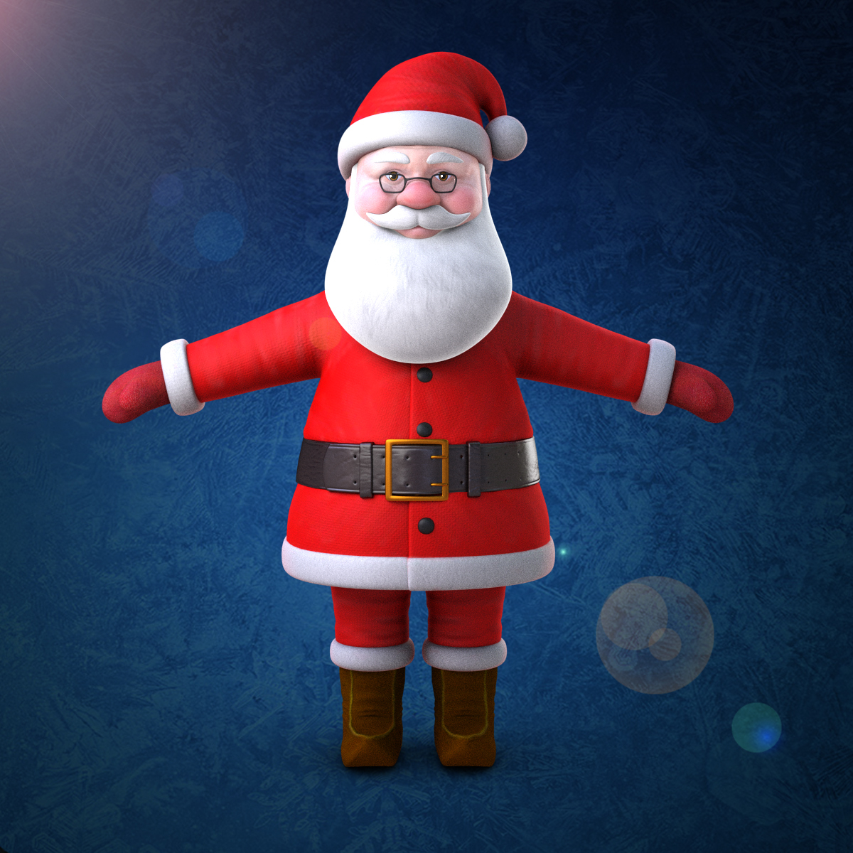 3d model santa claus
