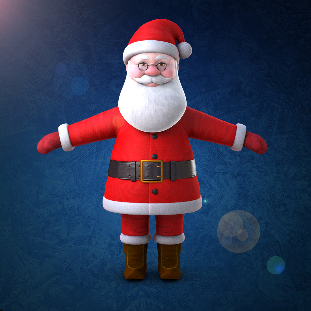 3d Model Santa Claus