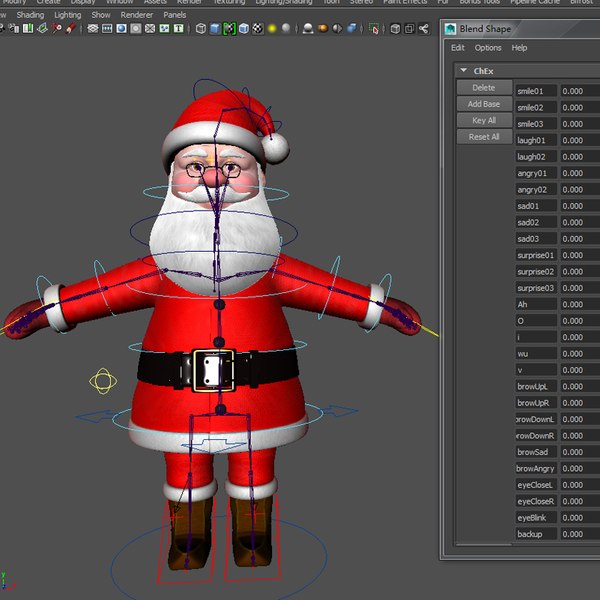 3d model santa claus