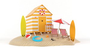 3D Cabana Models | TurboSquid