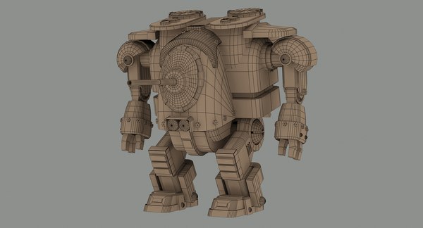 3d military m8 grizzly robot