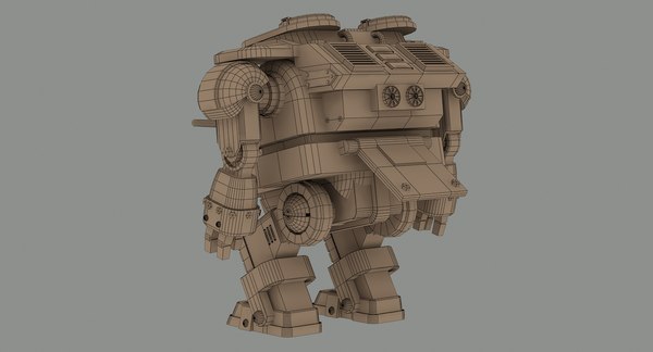 3d military m8 grizzly robot