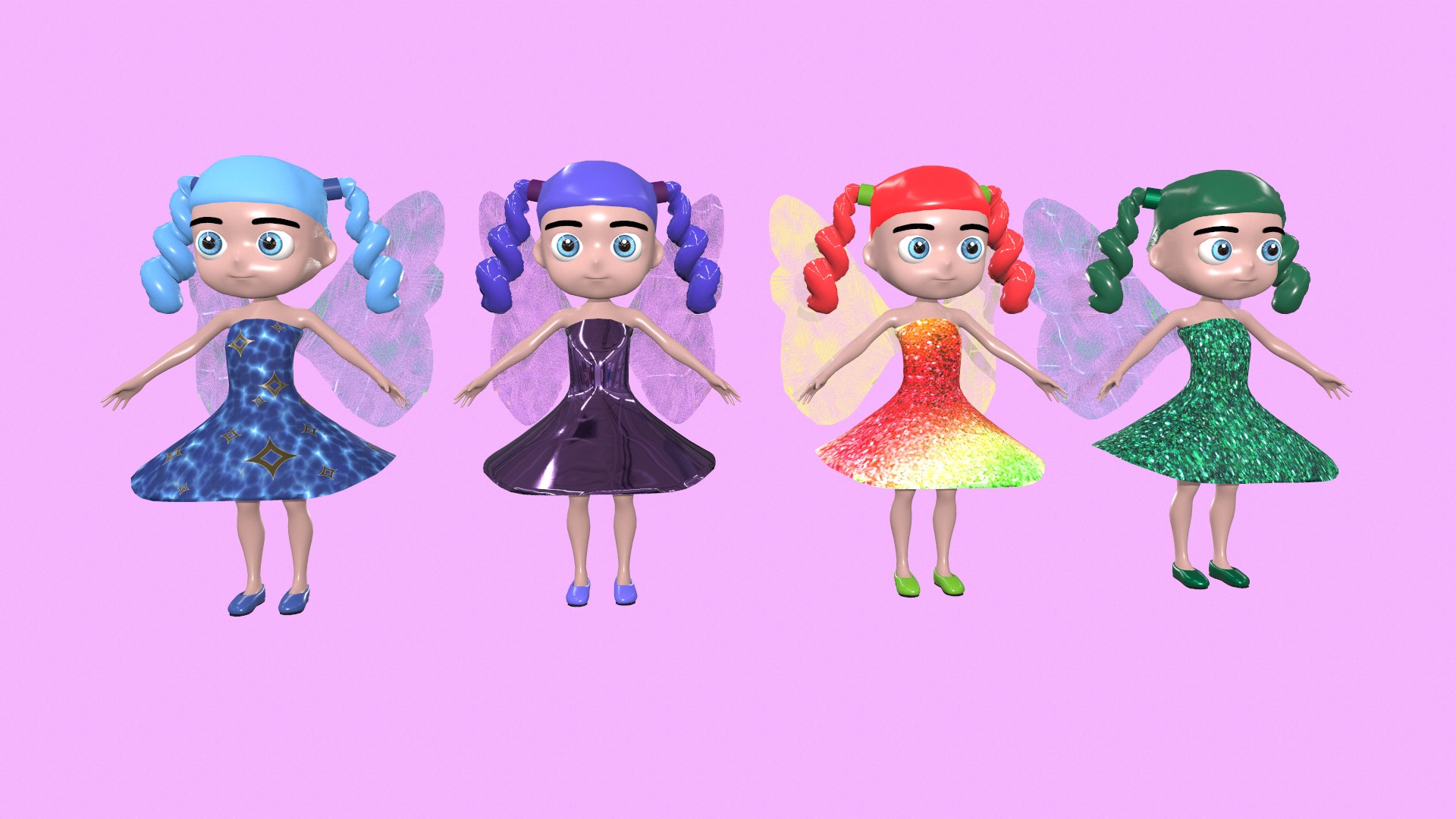 3D Little Fairy Model - TurboSquid 1806520