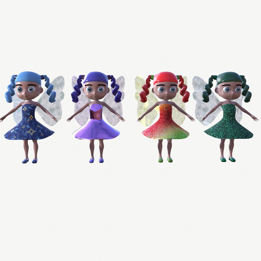 3D Little Fairy Model - TurboSquid 1806520