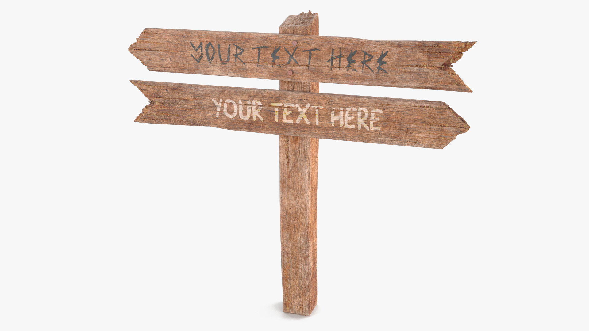 3D Model Mockup Wooden Sign Boards Collection 2 - TurboSquid 2196843