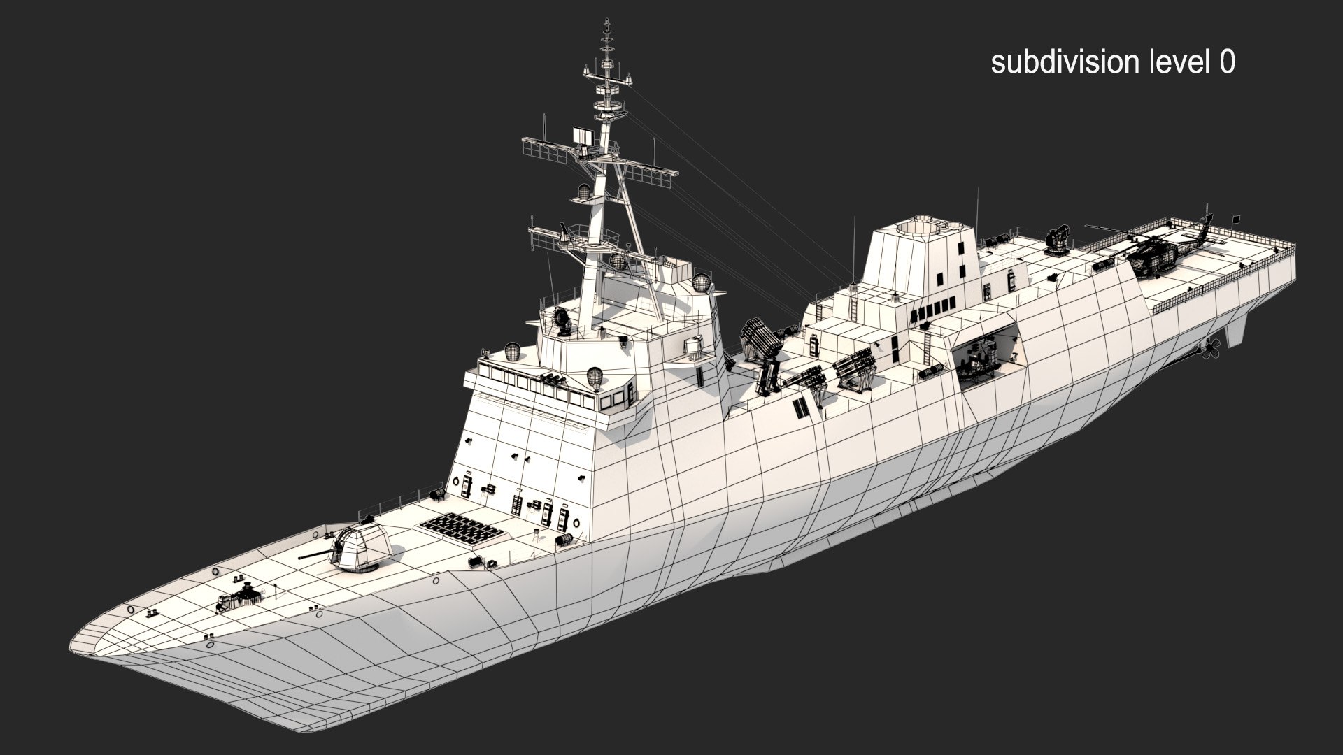 Navy frigate ffg x 3D model - TurboSquid 1570940