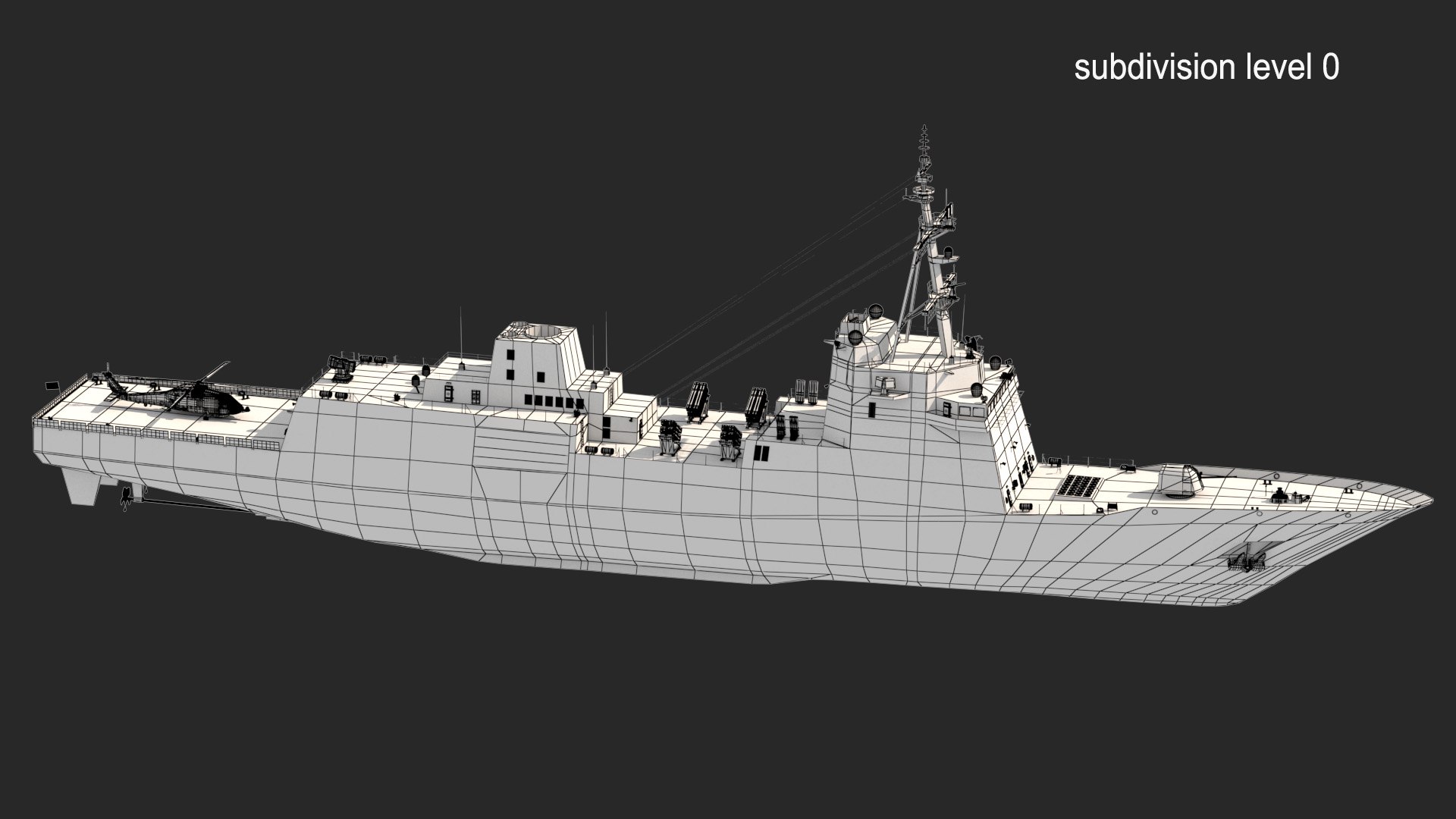 Navy frigate ffg x 3D model - TurboSquid 1570940