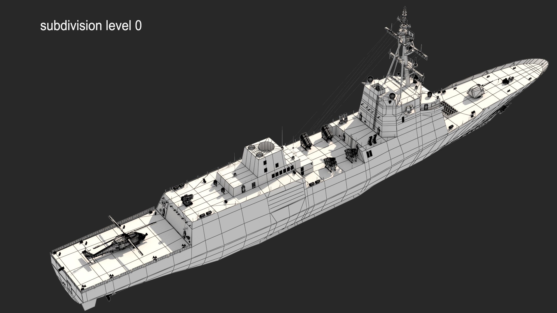 Navy frigate ffg x 3D model - TurboSquid 1570940