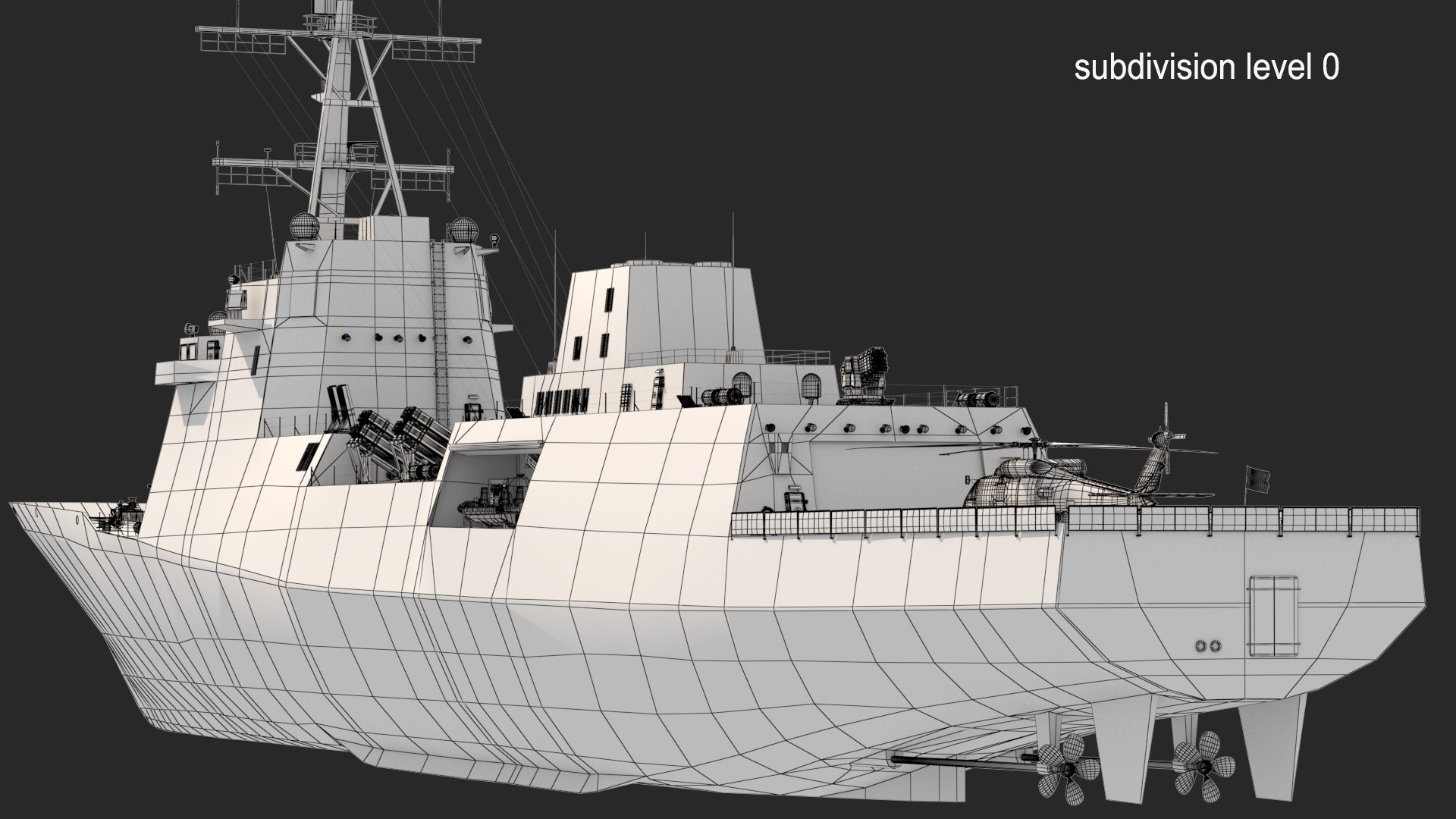 Navy frigate ffg x 3D model - TurboSquid 1570940