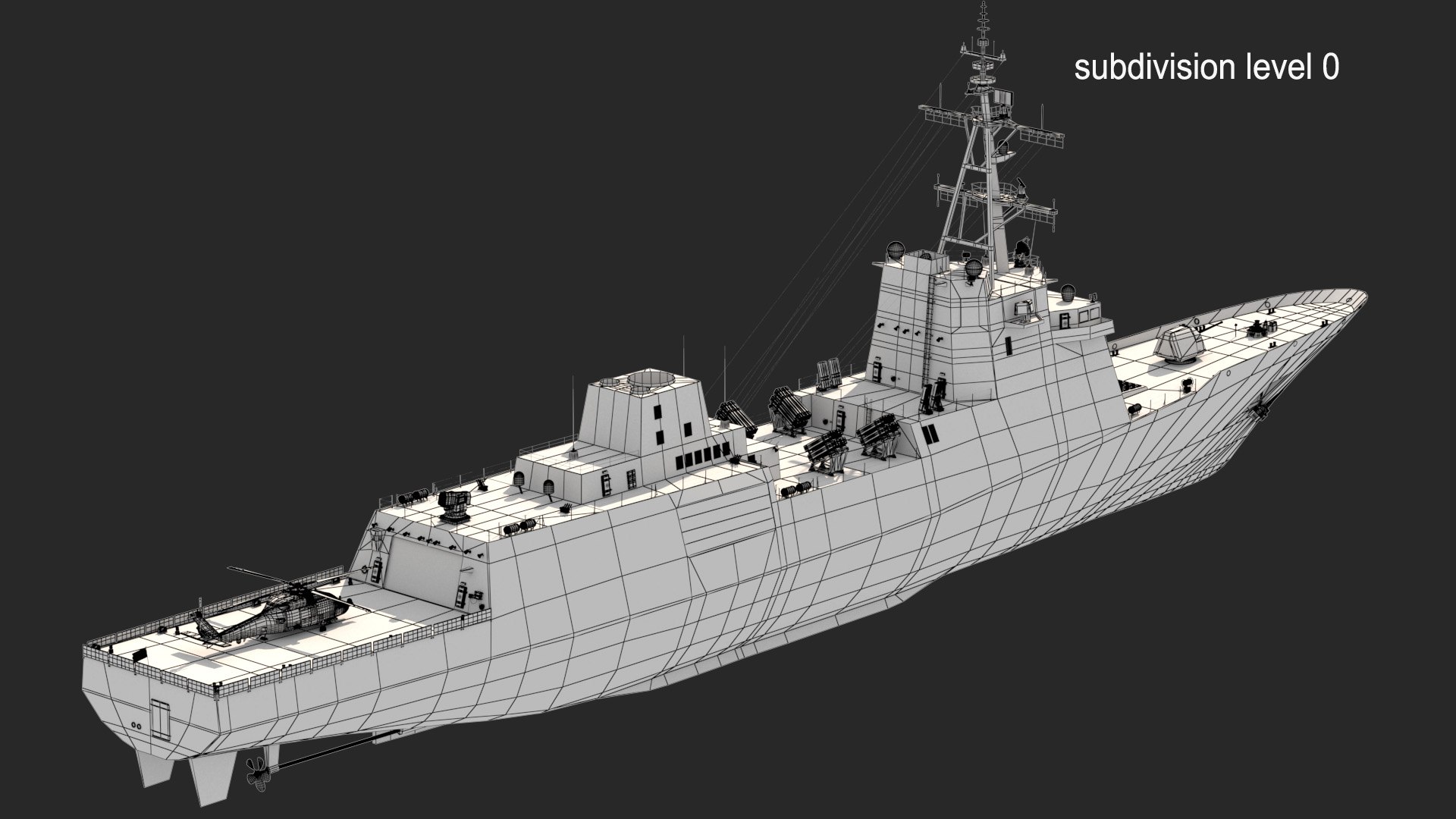 Navy frigate ffg x 3D model - TurboSquid 1570940