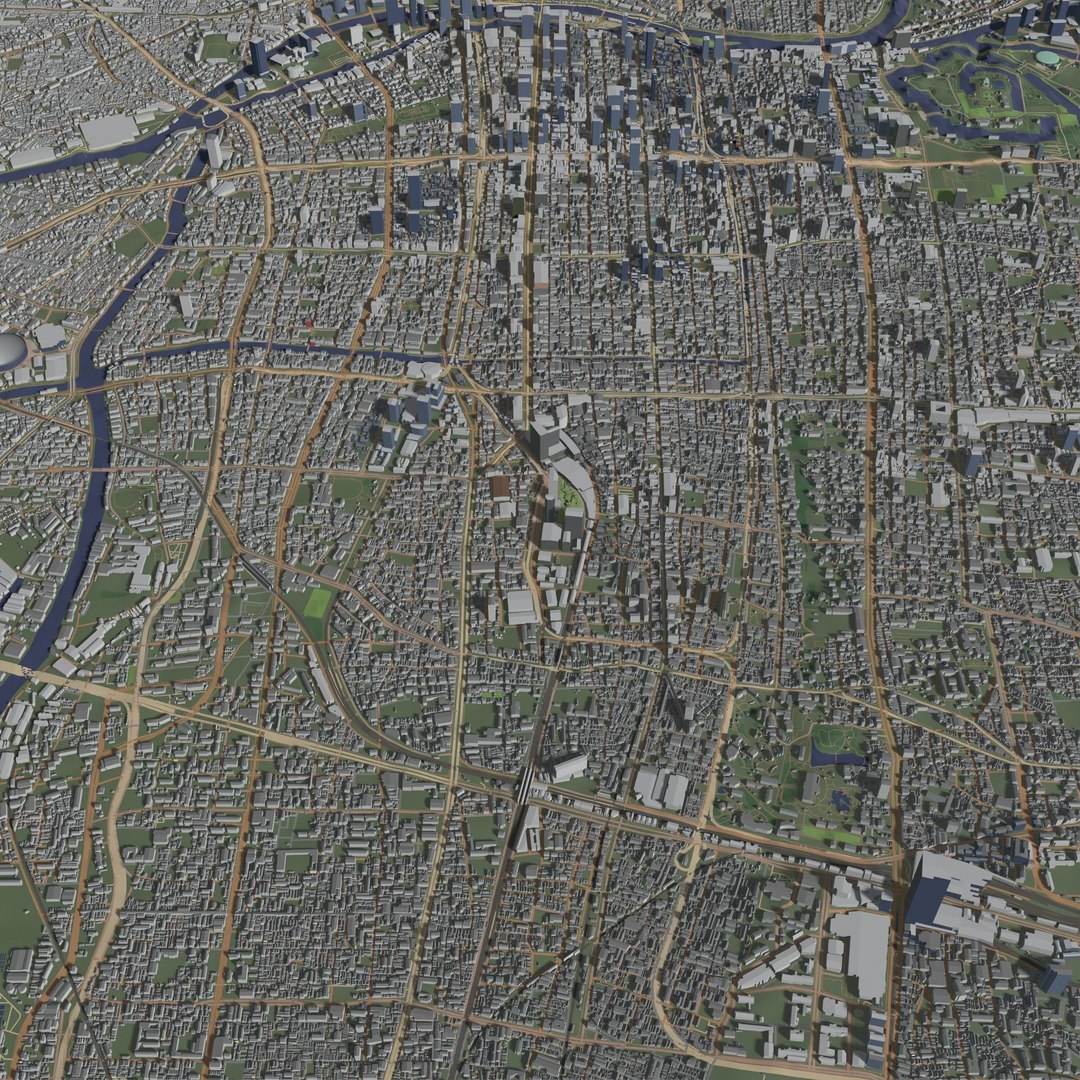 3D Japan - City And Urban Model - TurboSquid 2225266