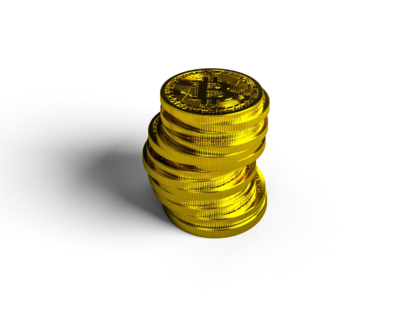 Currency Bitcoin Model - TurboSquid 1373983