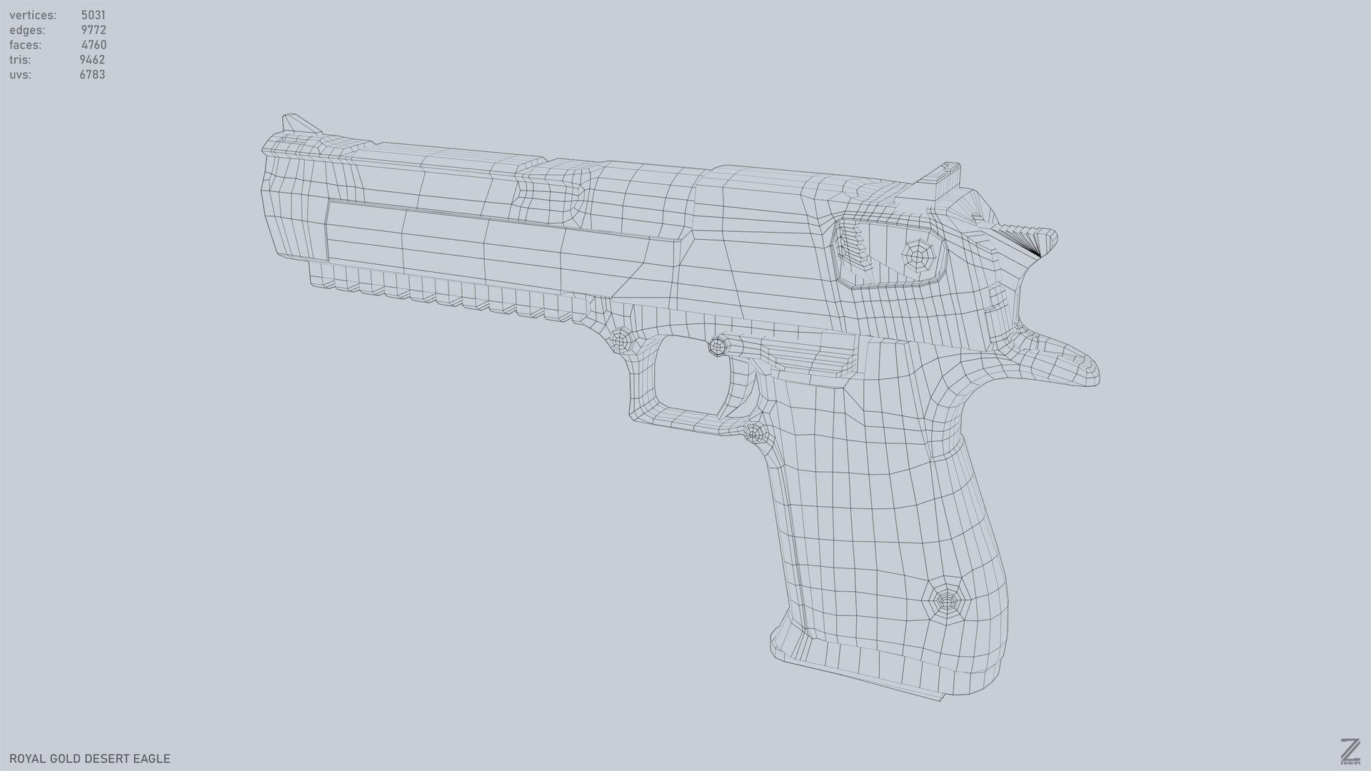 3D Royal Gold Guns Collection - TurboSquid 2422464