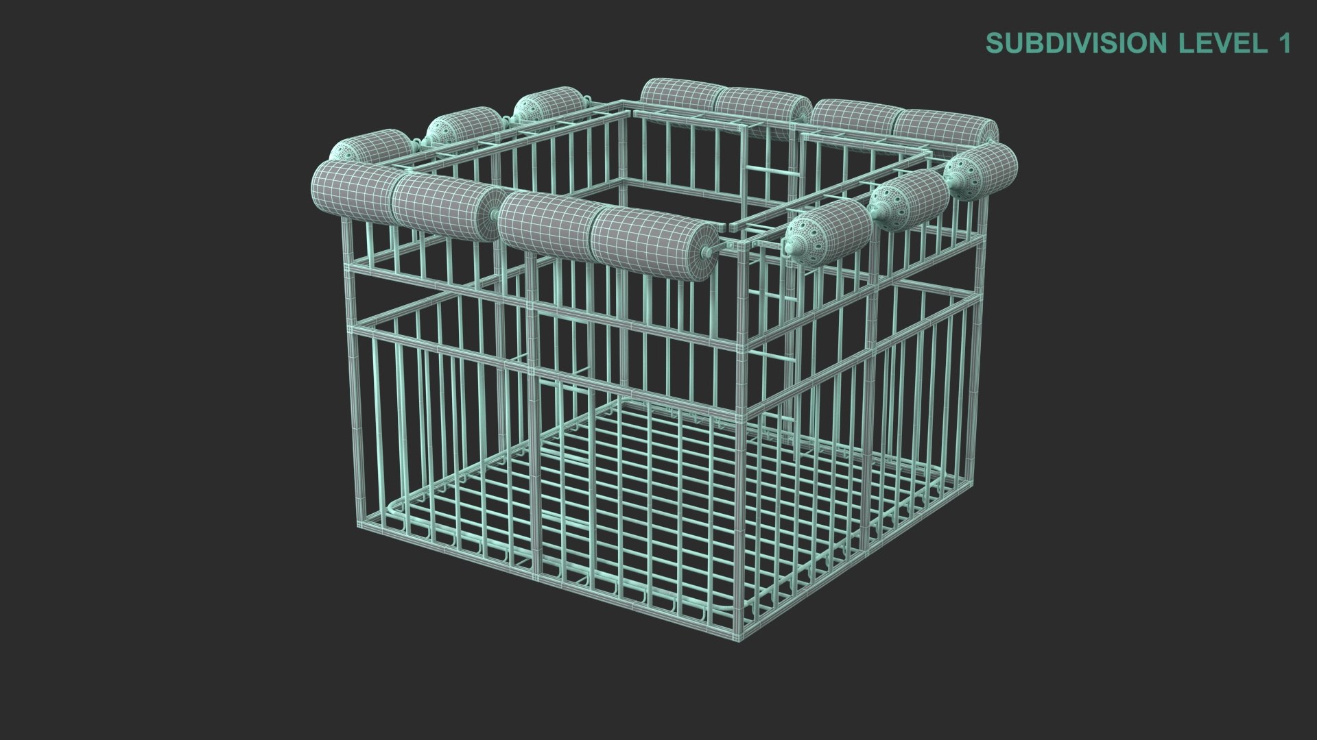 Shark Cage 3D Model - TurboSquid 2040751