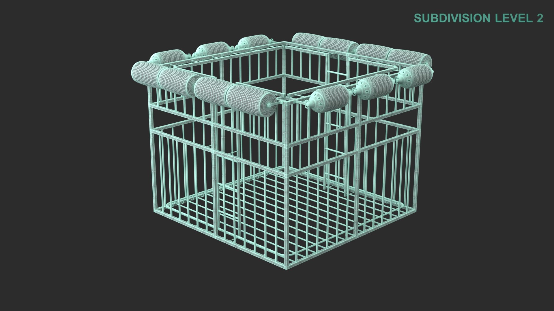 Shark Cage 3D Model - TurboSquid 2040751