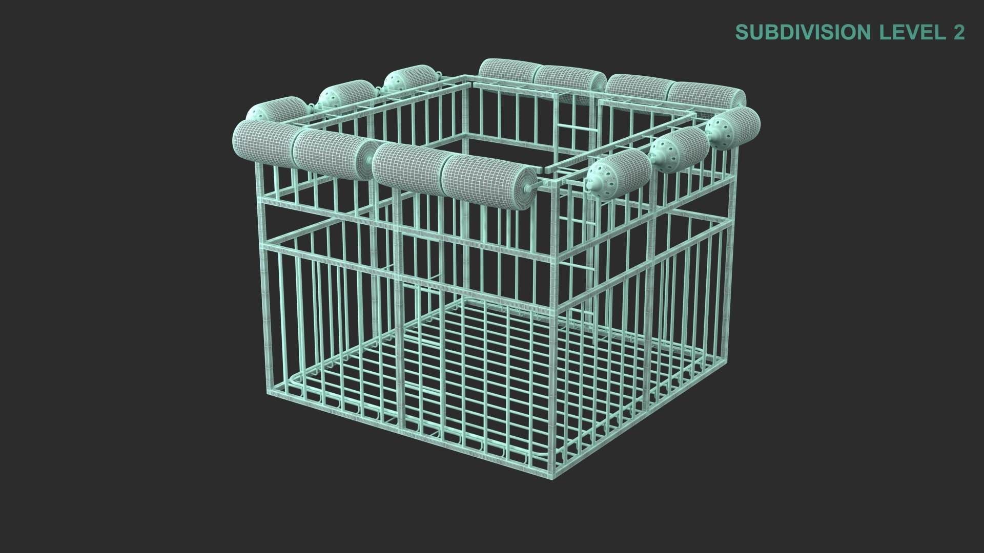 Shark Cage 3D Model - TurboSquid 2040751