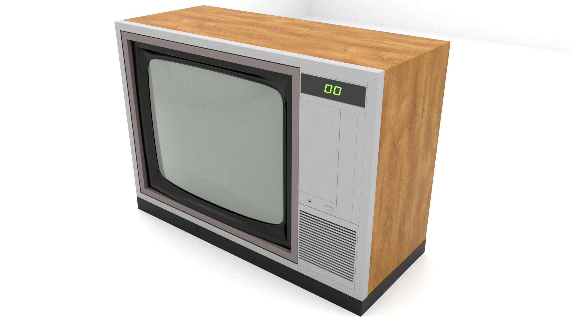 Old TV 80s 3D Model - TurboSquid 2085811