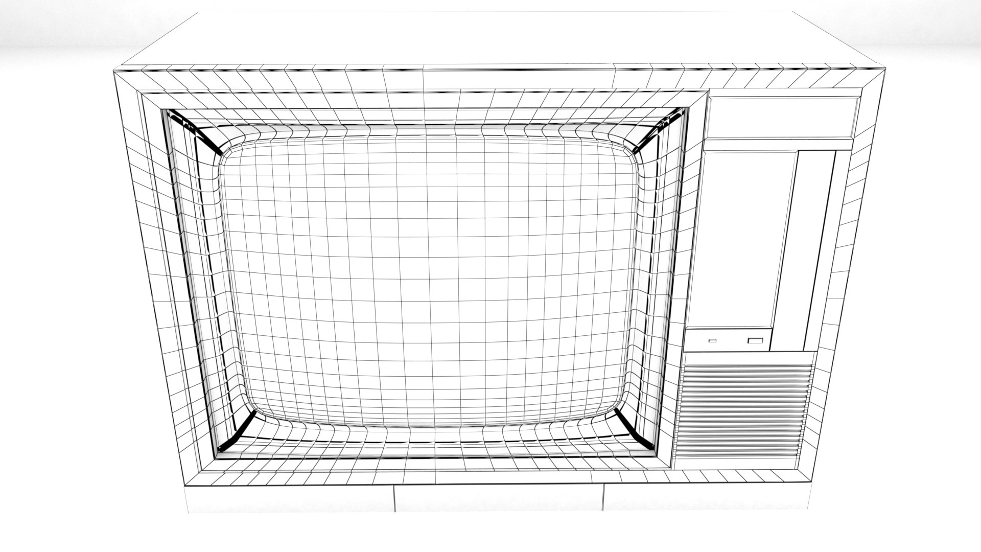 Old TV 80s 3D Model - TurboSquid 2085811