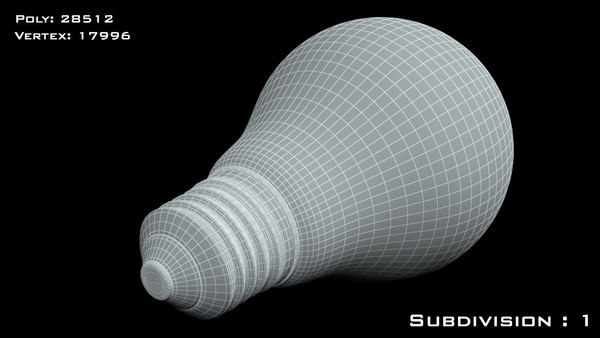 light bulb 3d model