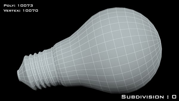 light bulb 3d model