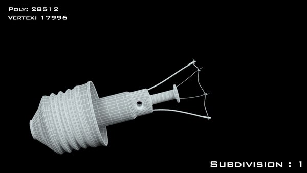 light bulb 3d model