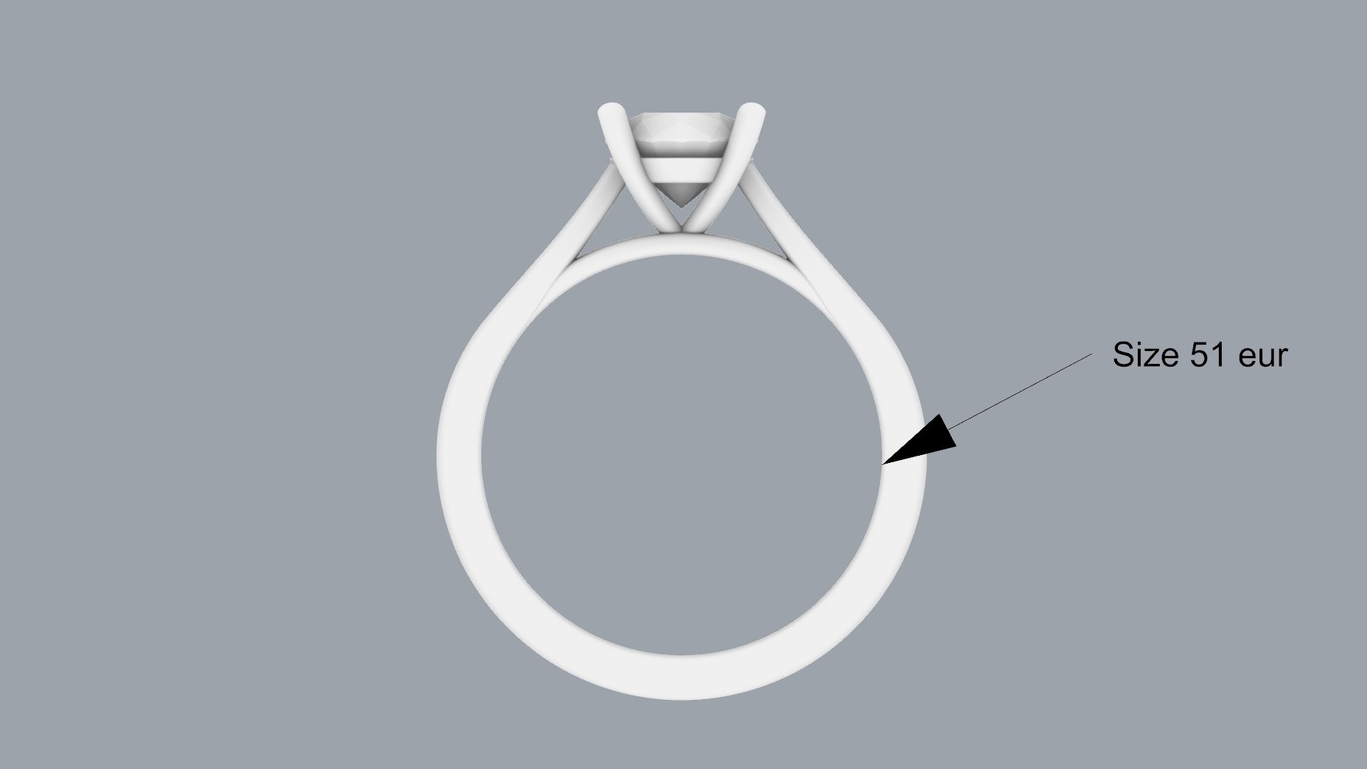3D Model Solitaire Engagement Ring 2024 -001 - TurboSquid 2187046