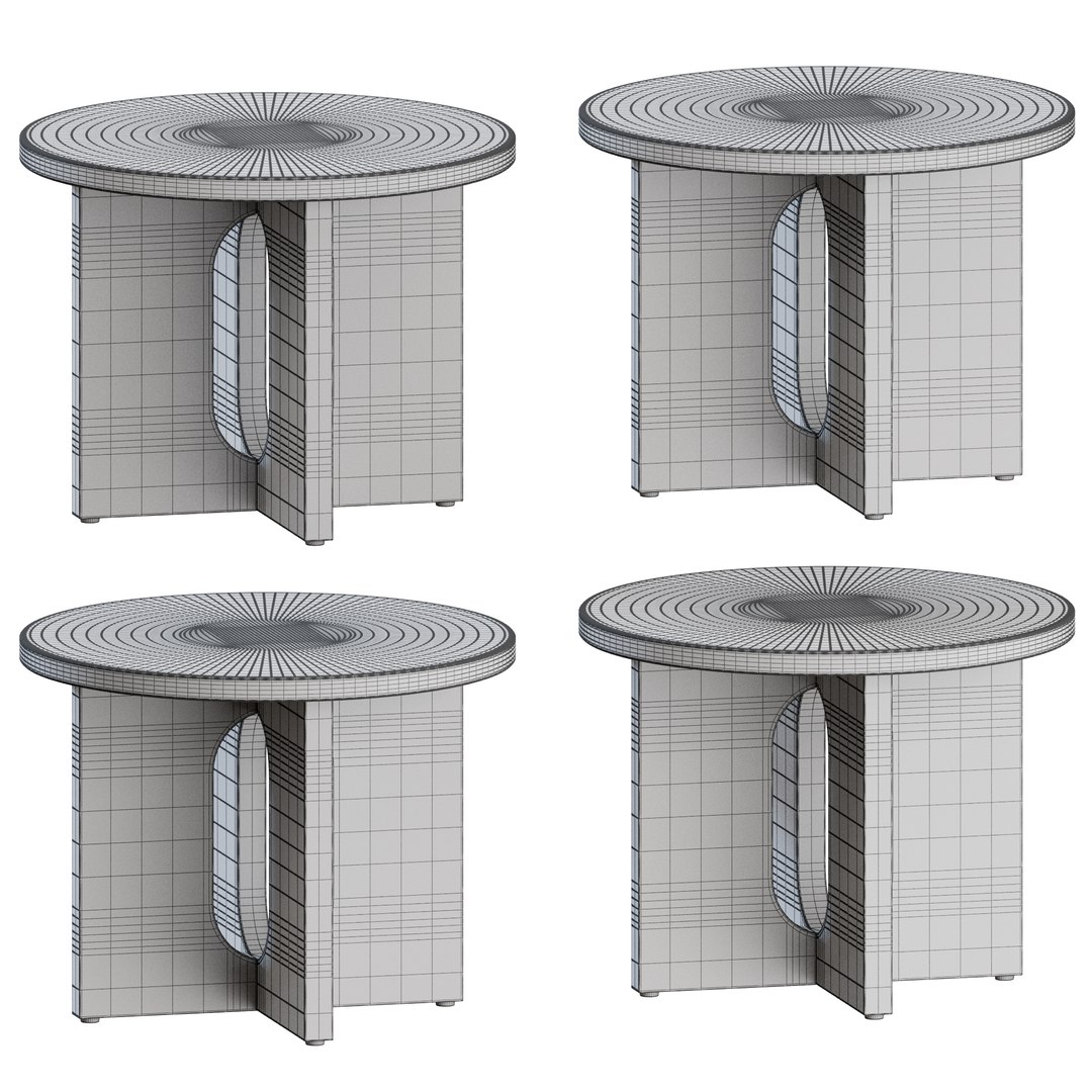 3D Androgyne Side Table By Menu Model - TurboSquid 1755402