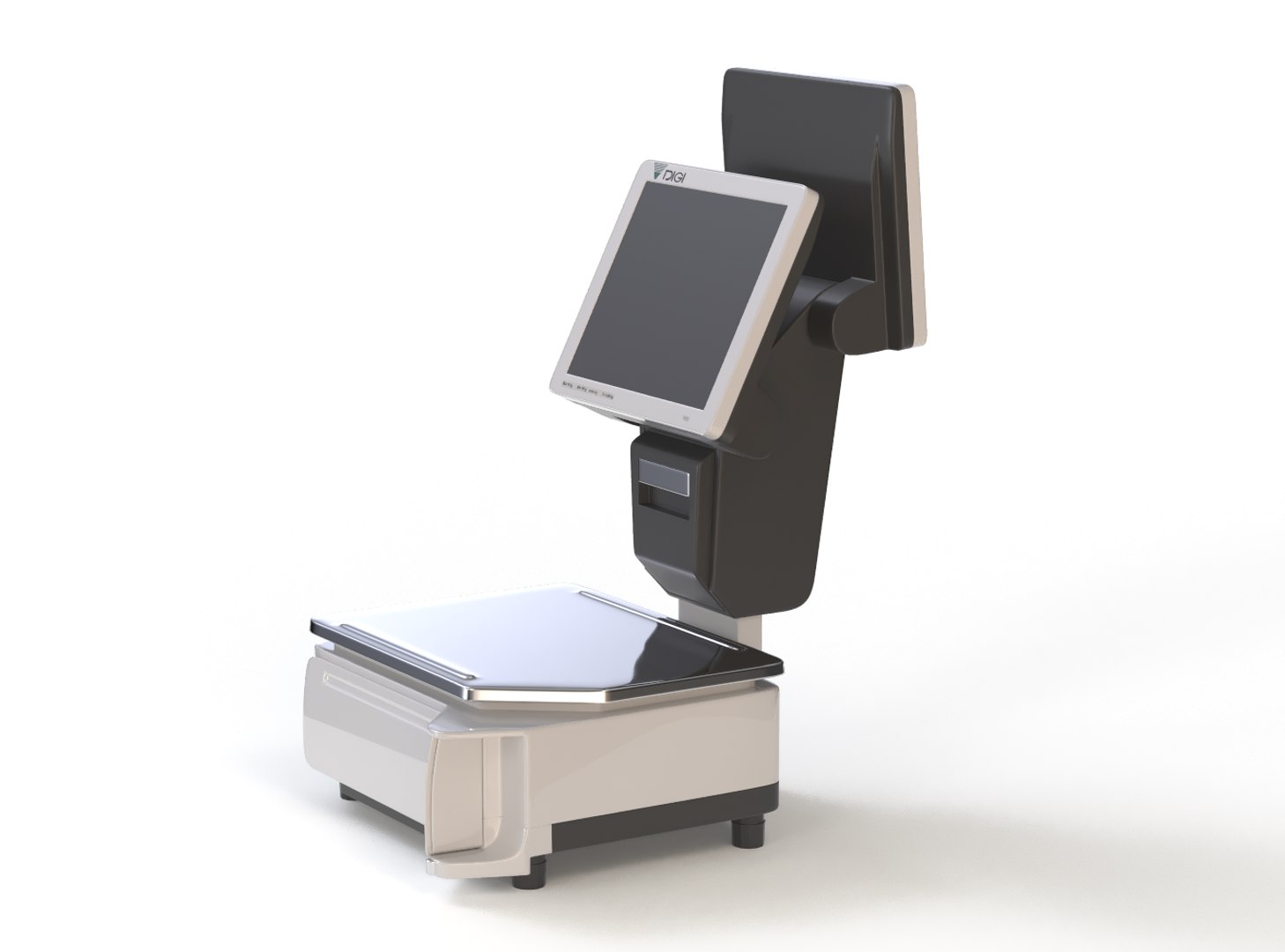 Industrial Electronic Market Scales 3d Max