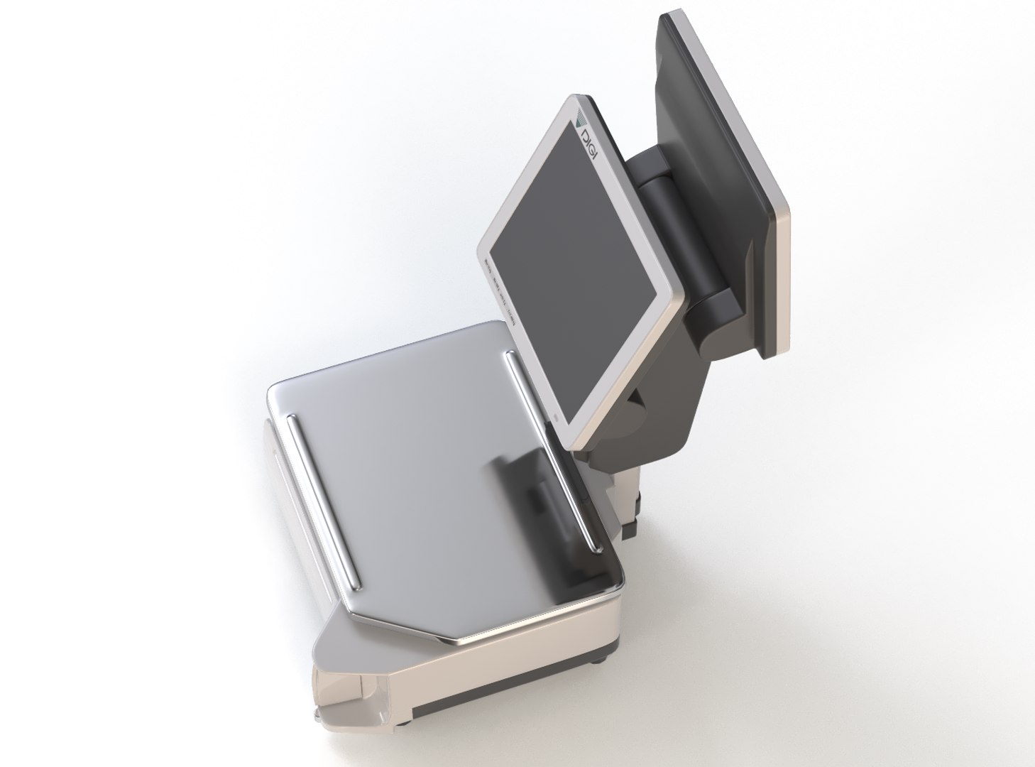 Industrial Electronic Market Scales 3d Max