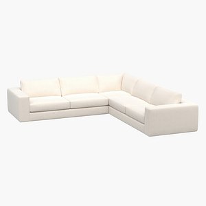 3D Jagger 3 Piece Sectional Model - TurboSquid 2120193