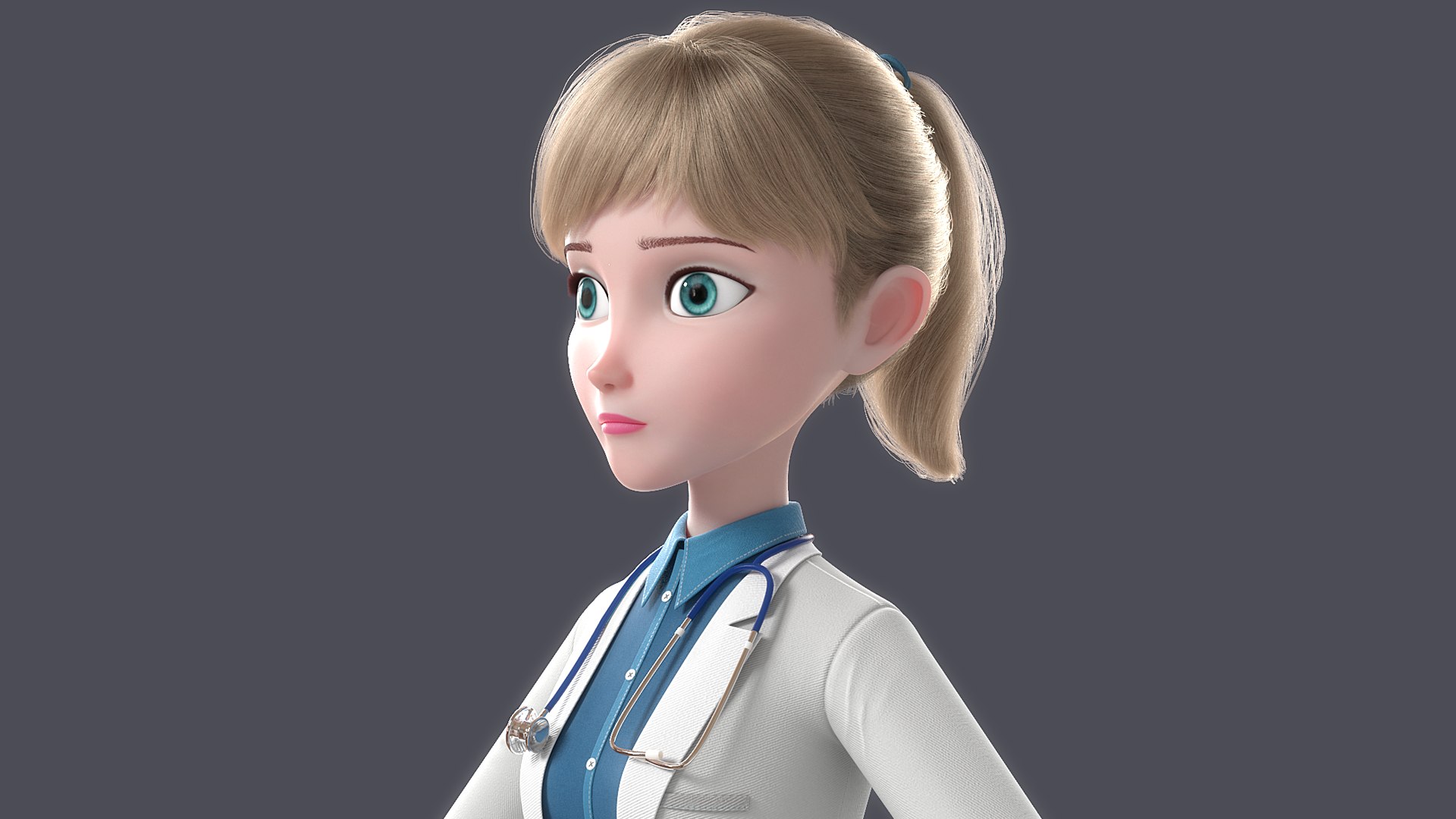 Cartoon Doctor Rigged Character 3D Model - TurboSquid 1518696