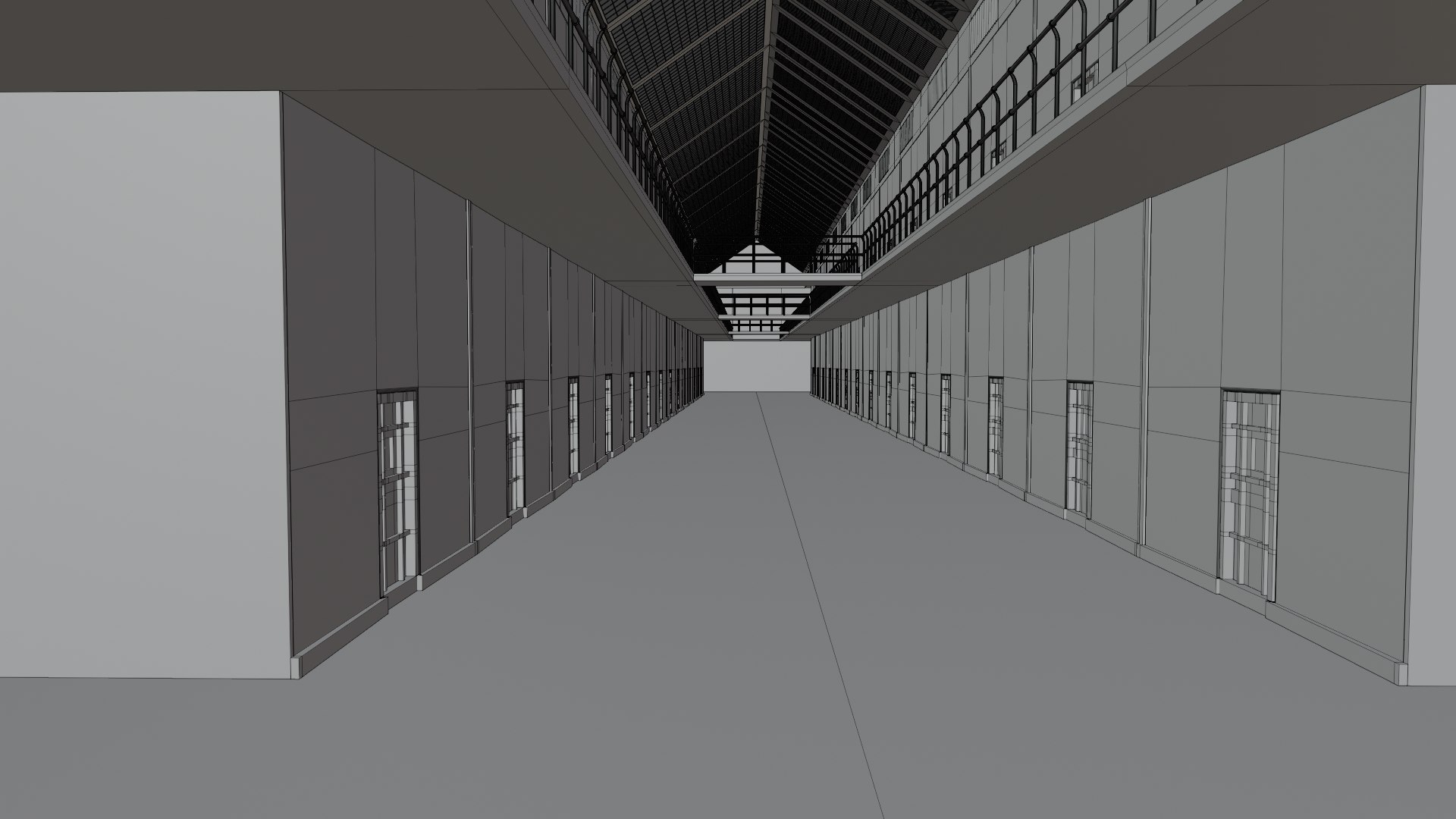 Prison Interior 3D Model - TurboSquid 2157338