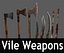 3d Model Of Vile Weapons Pack