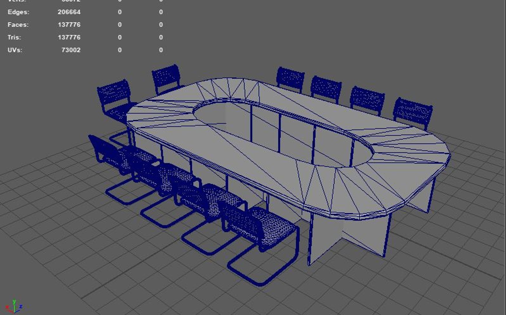 Conference Table 3D Model 3D - TurboSquid 2336073