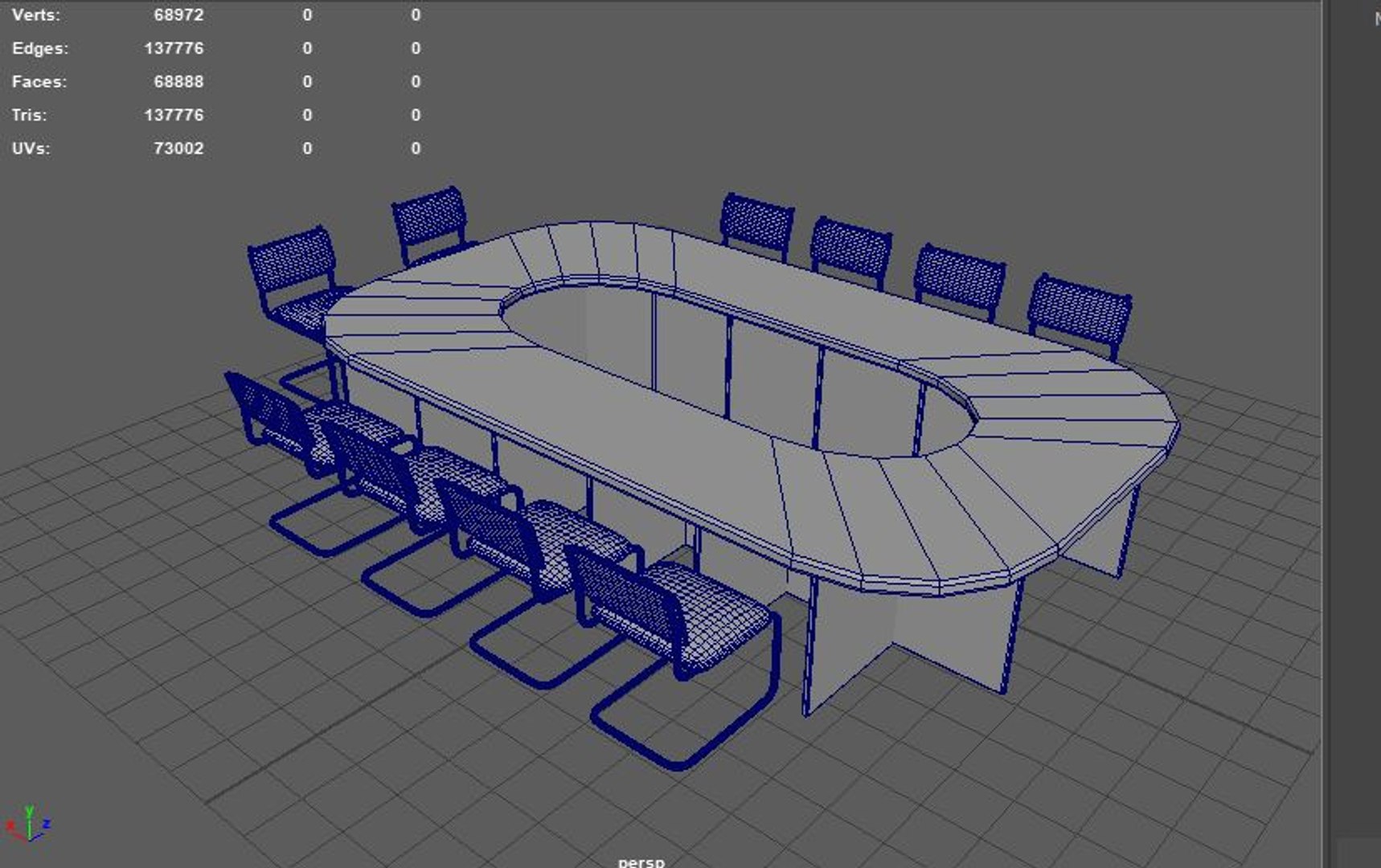 Conference Table 3D Model 3D - TurboSquid 2336073