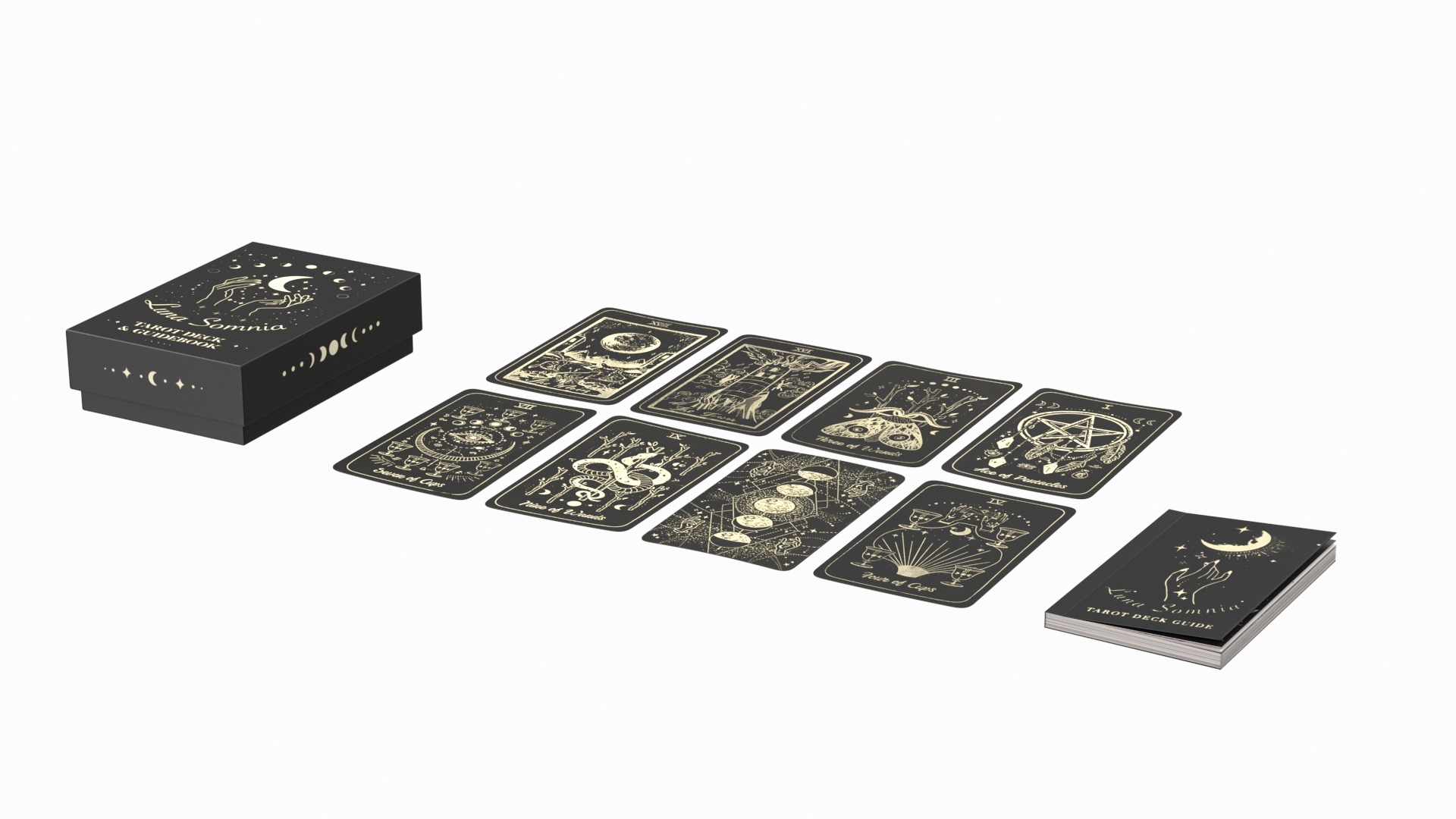 3D Luna Somnia Tarot Cards Model - TurboSquid 1977333