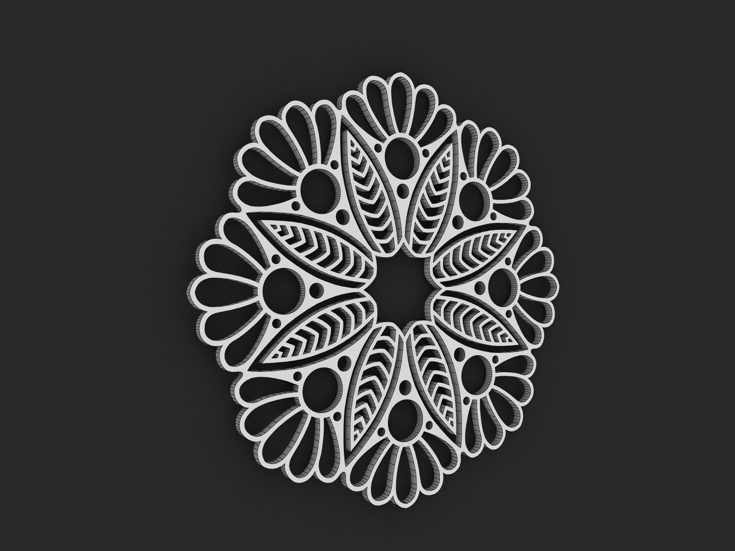 Mandala Cnc 3D Model - TurboSquid 1583473
