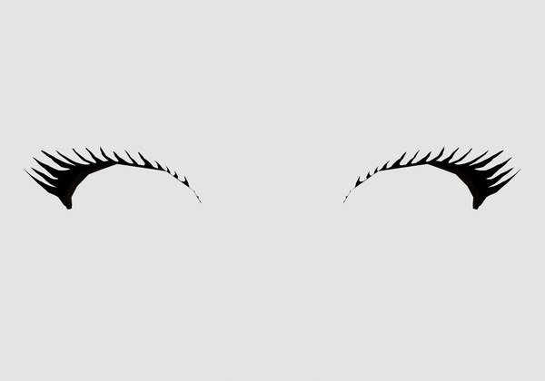 Long cartoon lashes 3D model - TurboSquid 1917602
