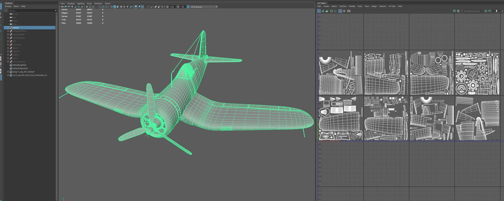 3D Model WWI WWII Fighter Planes Bundle 11 Planes Or Jets 3D Models ...