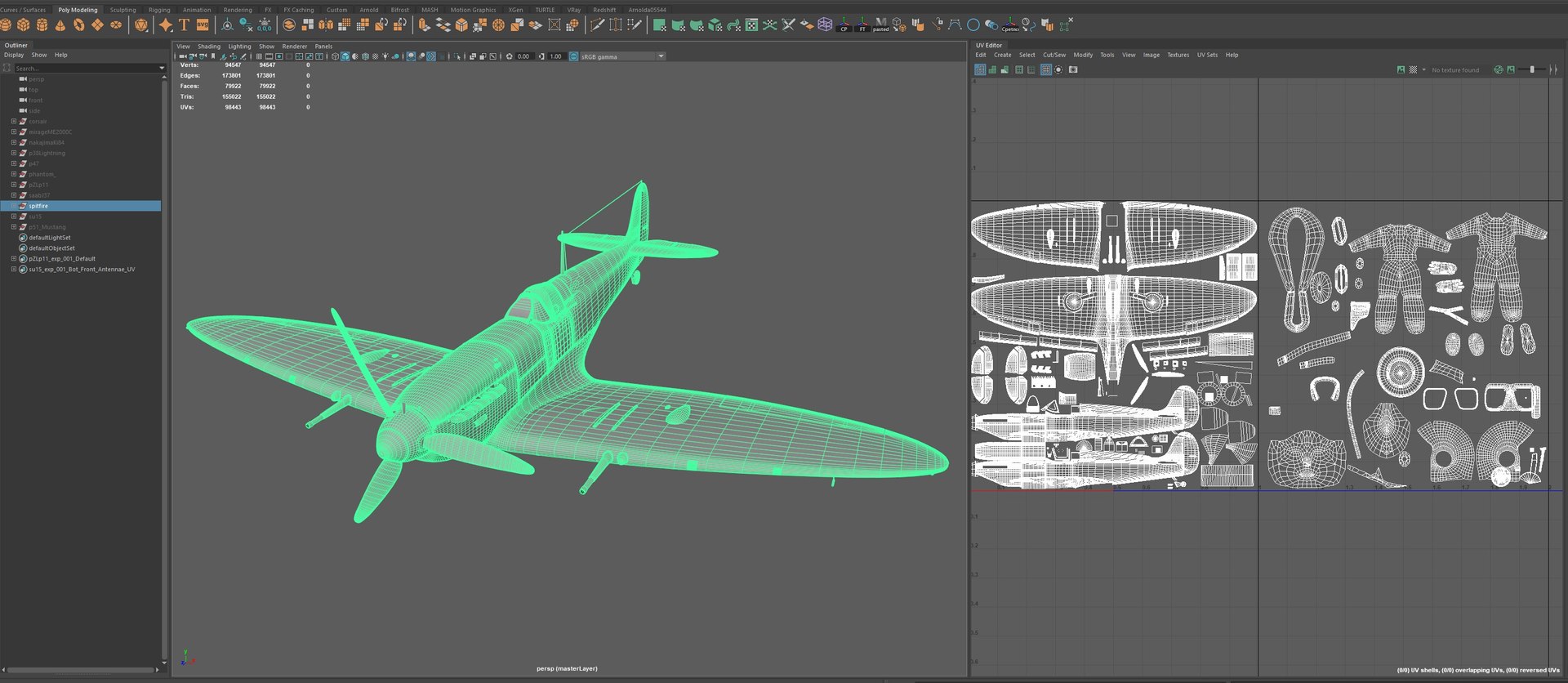 3D Model WWI WWII Fighter Planes Bundle 11 Planes Or Jets 3D Models ...