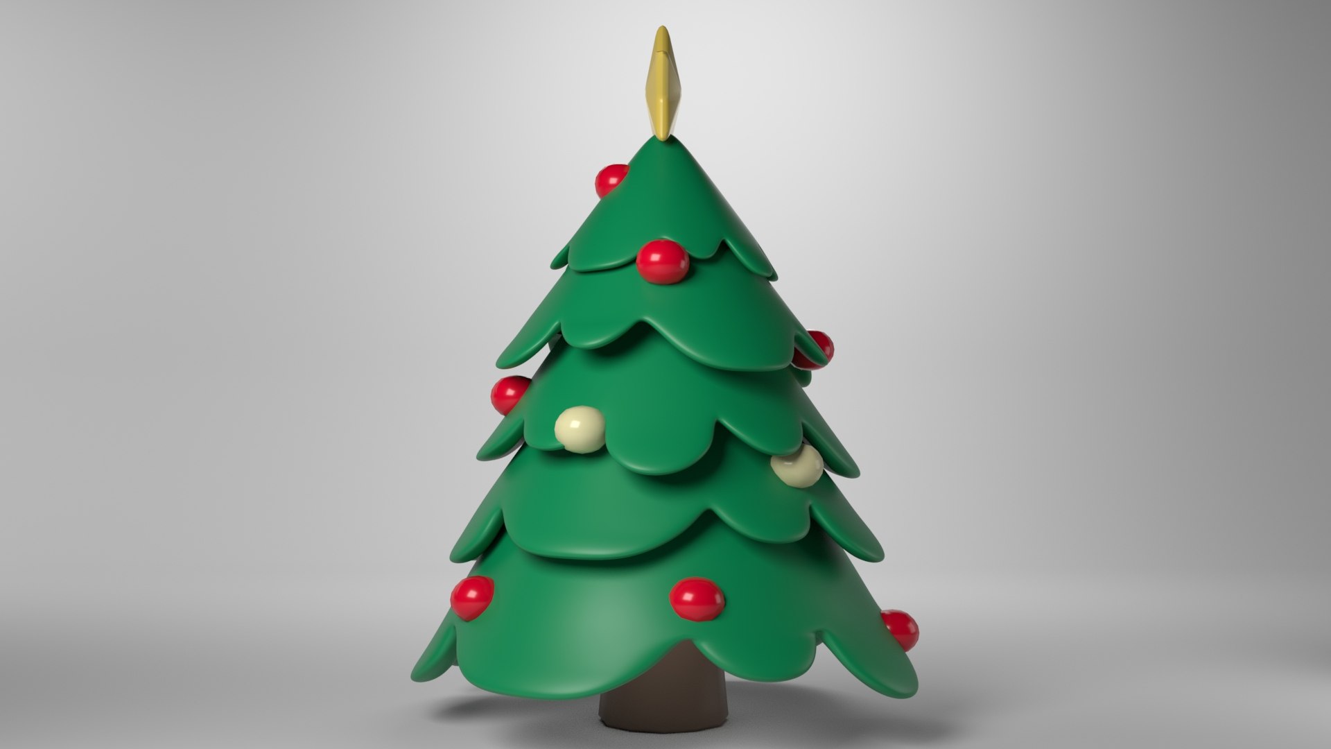Low Poly - Cute Christmas Tree 3D Model - TurboSquid 1993373